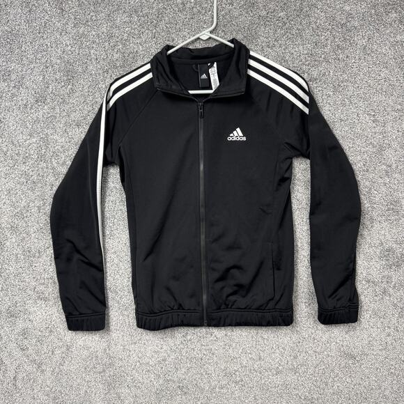 adidas | Jackets & Coats | Adidas Track Jacket S 3 Stripe Full Zip ...